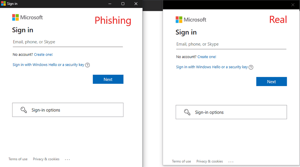 Phishing With Chromium's Application Mode | mr.d0x